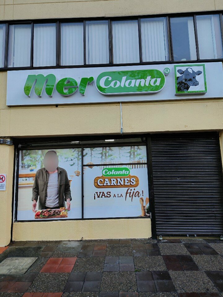 Kasap, şarküteri Mercolanta, Medellin, foto