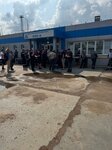 КПП № 6 (Republic of Tatarstan, Nizhnekamsk, territoriya Promzona), geçiş noktaları, güvenlik kontrol alanı  Nijnekamsk'tan (Tüben Kama'dan)