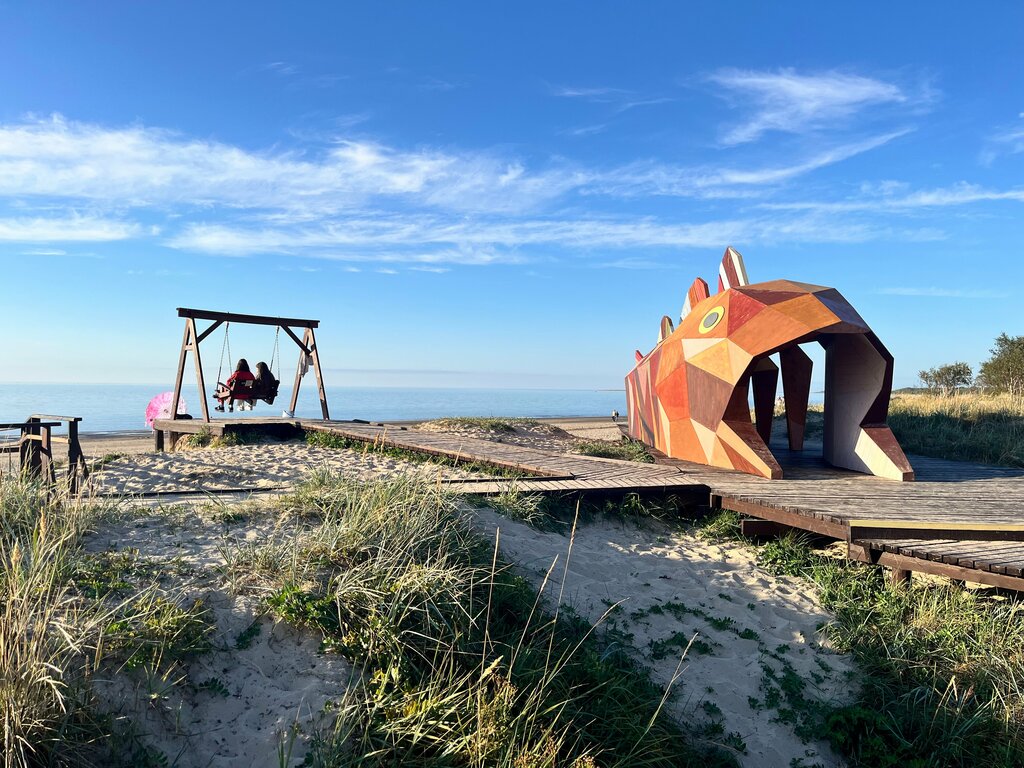 Turistik yerler Арт-объект Треска, Severodvinsk, foto