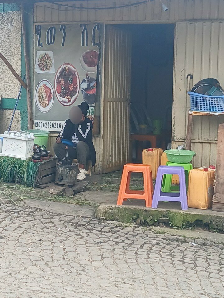 Fast food Tsion shiro, Addis Ababa, foto