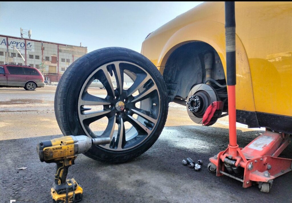 Oto lastik tamiri Gluing, Taraz, foto