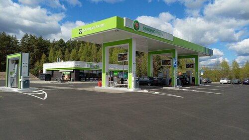 Benzin istasyonu Belorusneft, Minskaya oblastı, foto