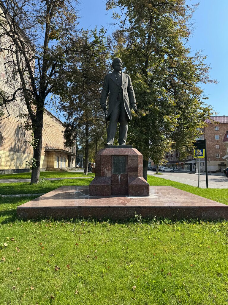 Anıt, heykel Ф.М. Дмитриев, Ramenskoye, foto