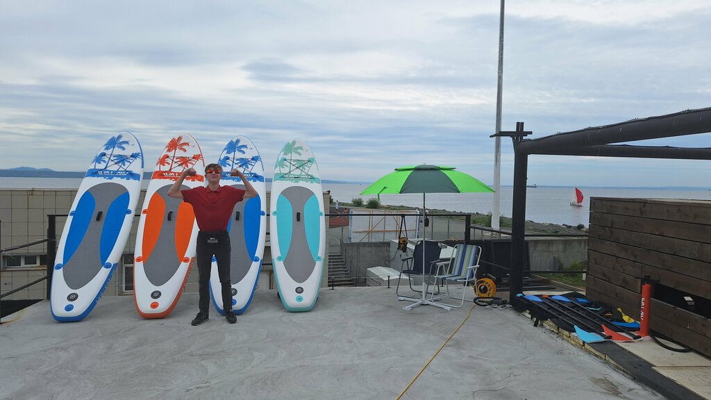 Kürek sörfü Sup Point, Vladivostok, foto