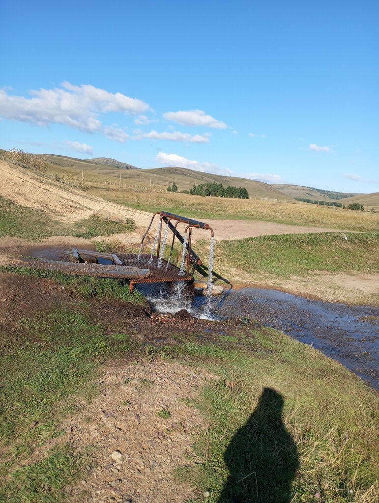 Pınar, çay Spring, stream, Başkurdistan, foto