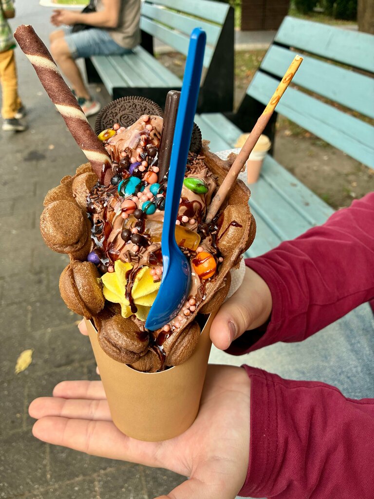 Fast food Гонконгские вафли, Mytişçi, foto