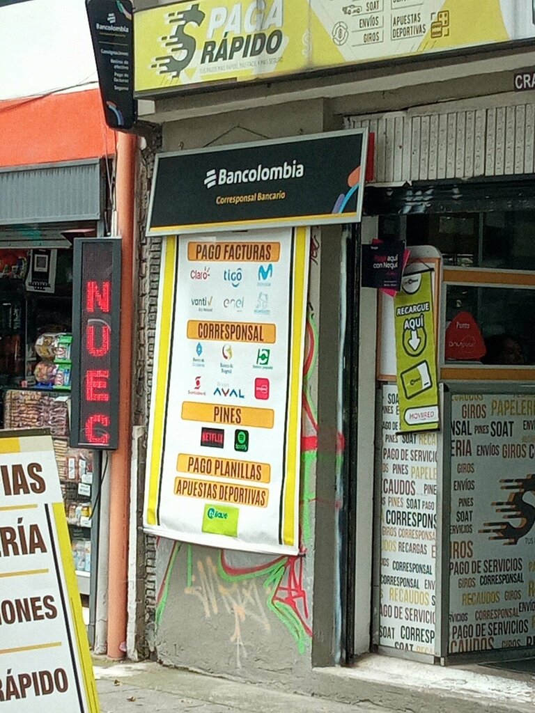 Ödeme acentesi Corresponsal bancario Bancolombia, Bogota, foto