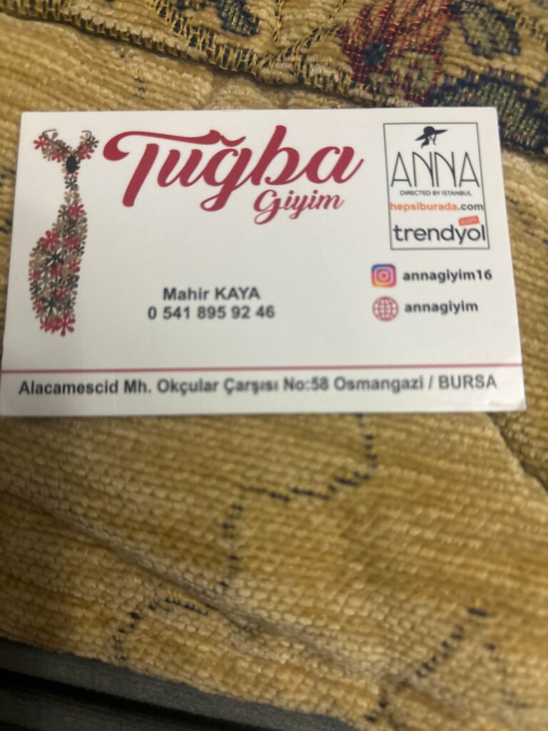 Giyim pazarı Tuğba Giyim, Bursa, foto