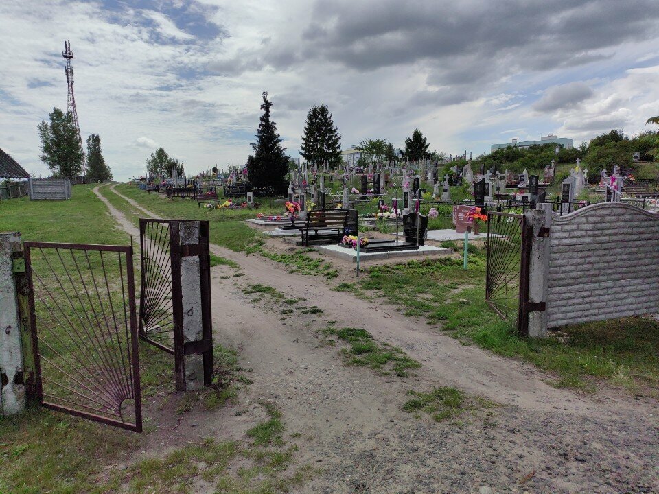Mezarlıklar mohilki Vuĺka, Brest, foto