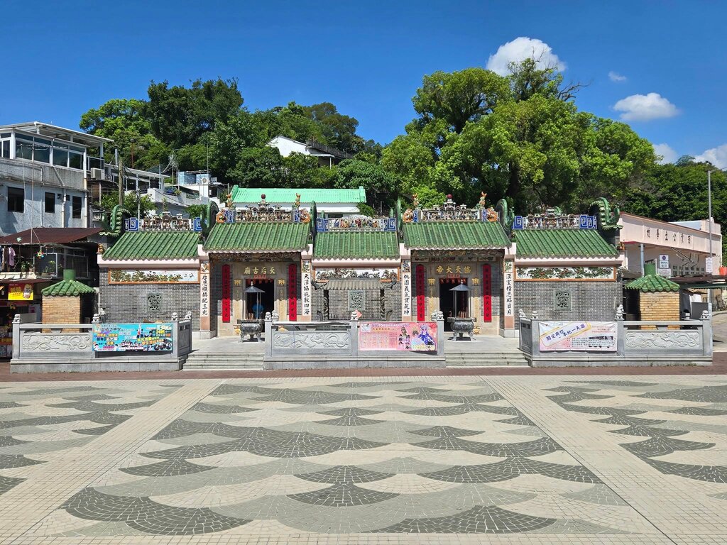 Pagoda Sai Kung Tin Hau Temple, Hong Kong, foto