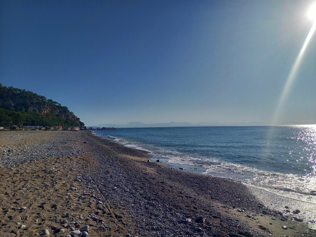 Plaj Yakamoz beach beldibi, Kemer, foto