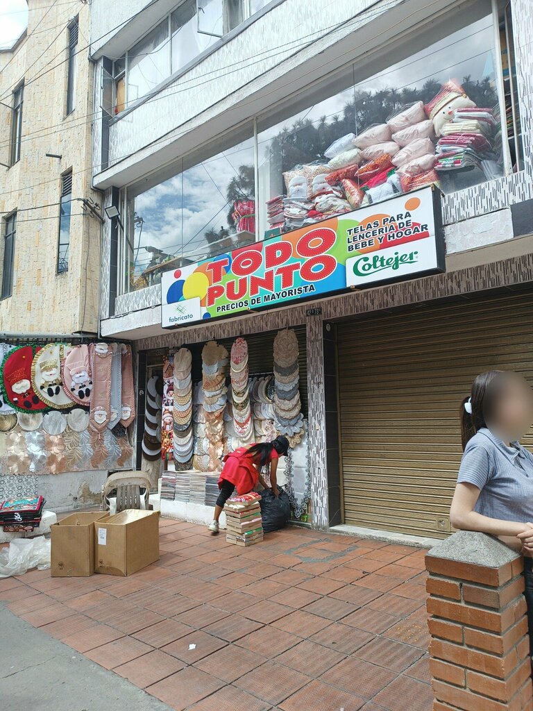 Ev tekstili toptancıları Todo Punto, Bogota, foto