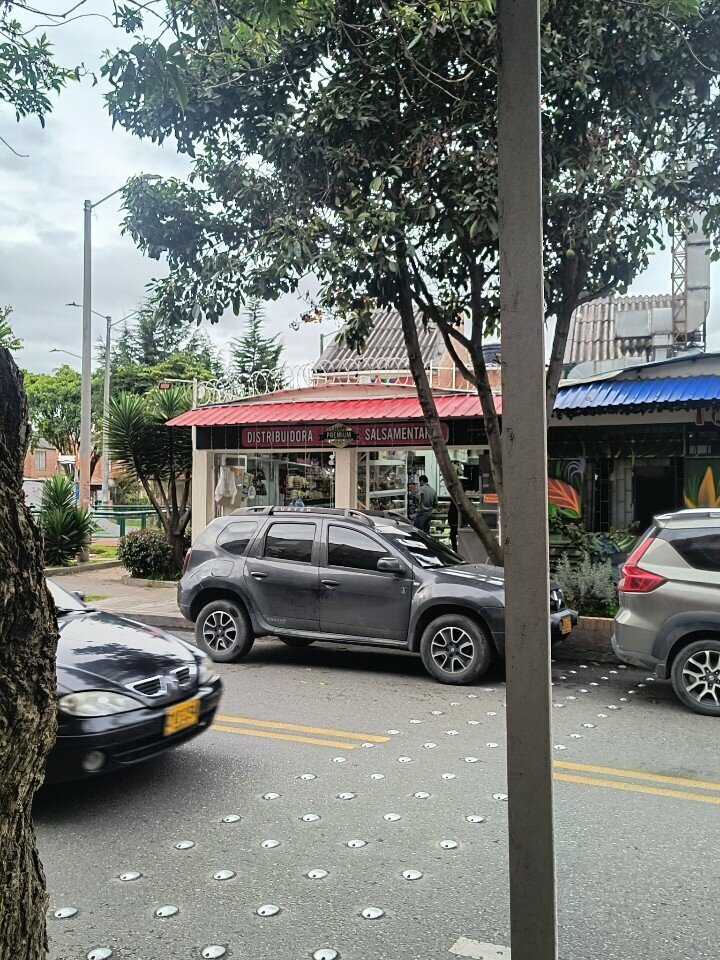 Kasap, şarküteri Distribuidora salsamentaria, Bogota, foto