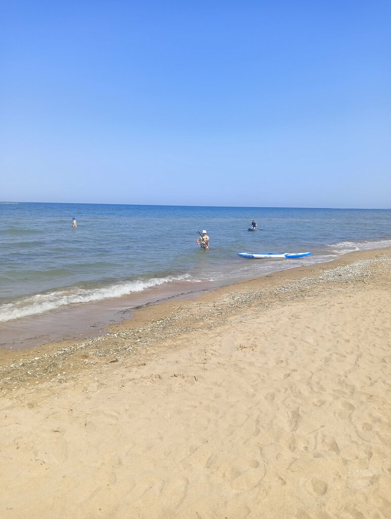 Turistik yerler Golubaya Bukhta, Krasnodarski krayı, foto