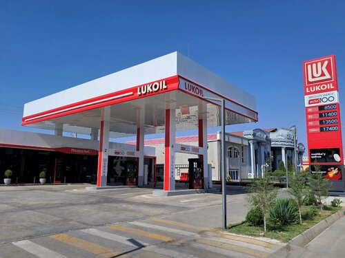 Benzin istasyonu Lukoil, Semerkant eyaleti, foto