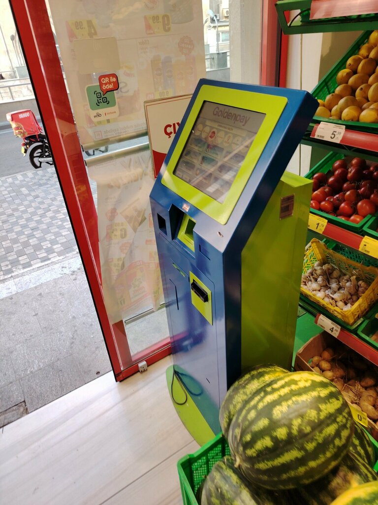 Ödeme terminali GoldenPay, Bakü, foto