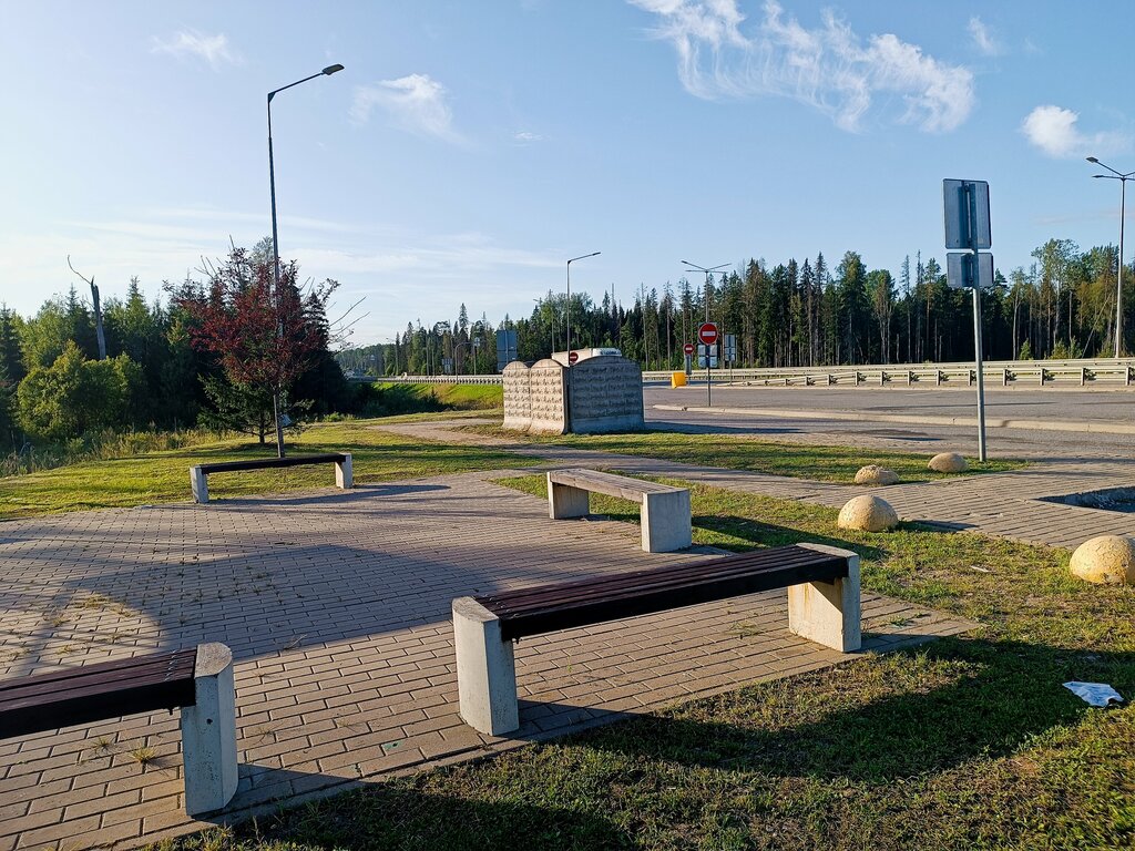 Yol kenarı dinlenme alanı Придорожная зона отдыха, Novgorodskaya oblastı, foto