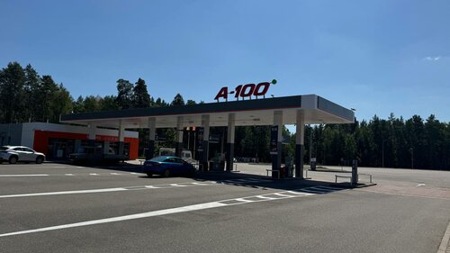 Benzin istasyonu A-100, Brestskaya oblastı, foto