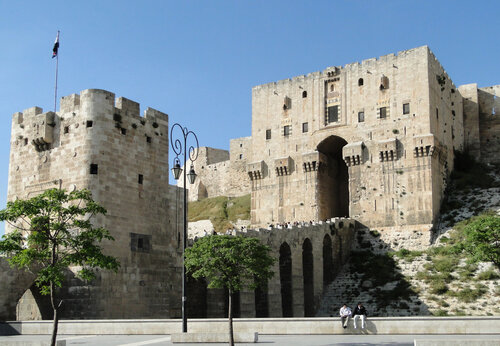 Aleppo Citadel, landmark, attraction, Aleppo Governorate, Halab, Old ...