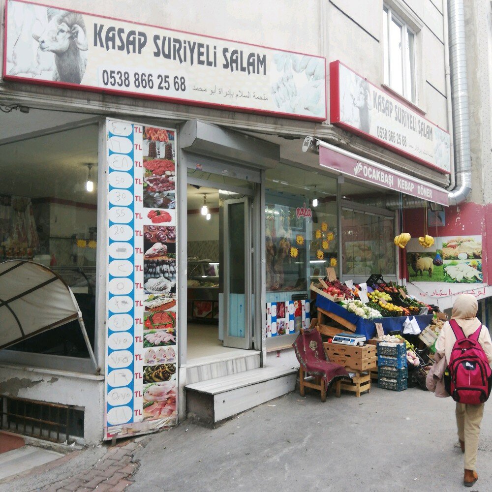 Kasap, şarküteri Kasap Suriyeli Salam, İstanbul, foto