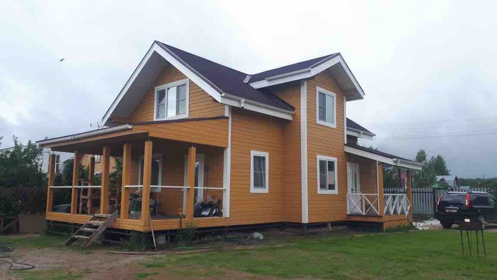 Yazlık ev inşaatı Karelia-wood, Moskova ve Moskovskaya oblastı, foto
