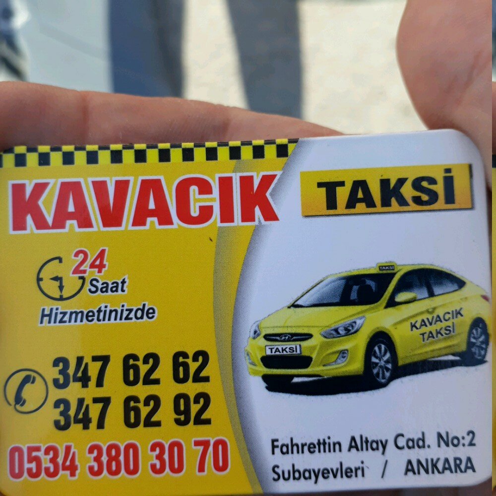 Taksi durağı Kavacık Taksi, Ankara, foto