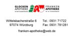 Franken Apotheke (Wittelsbacherstraße No:6, Würzburg), eczaneler  Wurzburg'dan