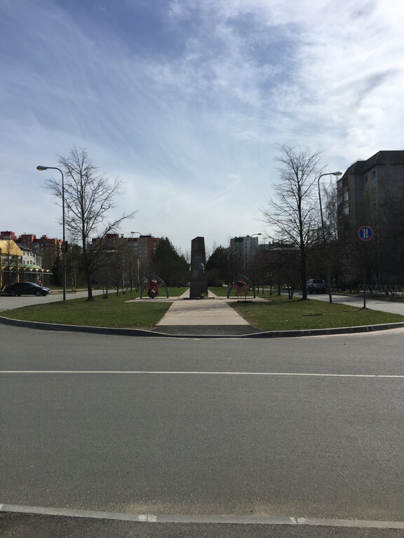 Anıt, heykel Защитникам Отечества, Vsevolgsk, foto