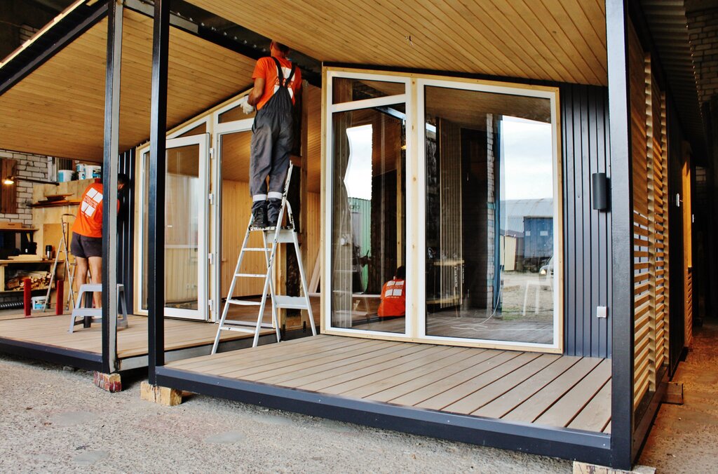 Prefabrik binalar Modulnyye Tekhnologii, Voronej, foto