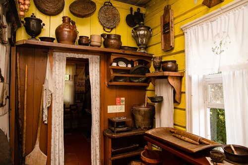 Müzeler ve sanat galerileri Etnografichesky muzey Katskarey, Yaroslavskaya oblastı, foto
