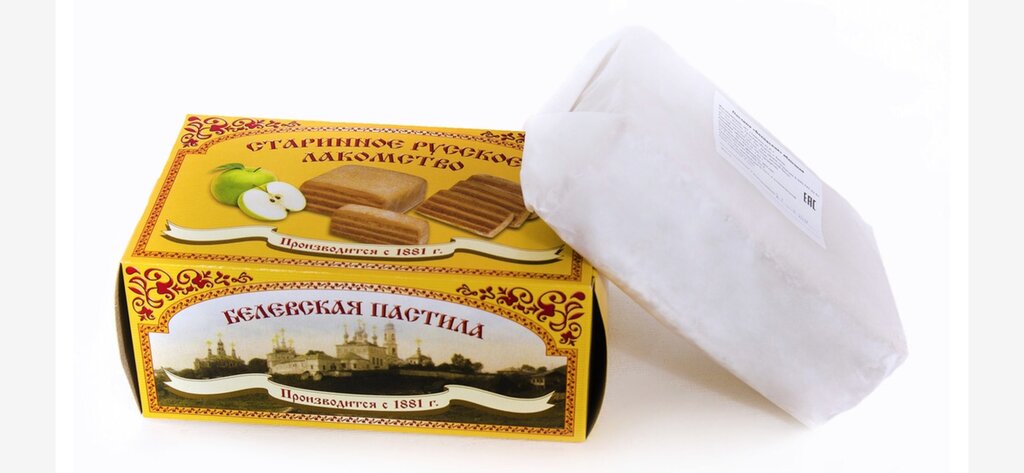 Pasta, şekerleme ve tatlı Belevskaya pastila, Beliov, foto