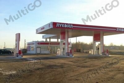 Benzin istasyonu Lukojl, Permski krayı, foto