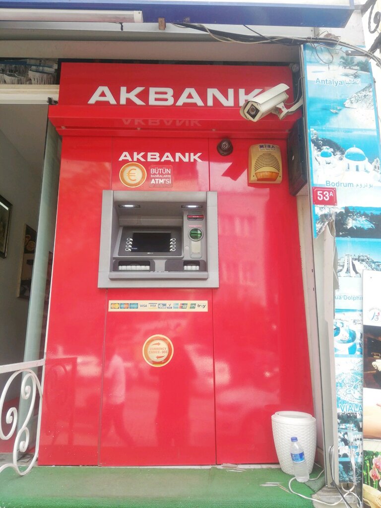 ATM'ler Akbank ATM, İstanbul, foto