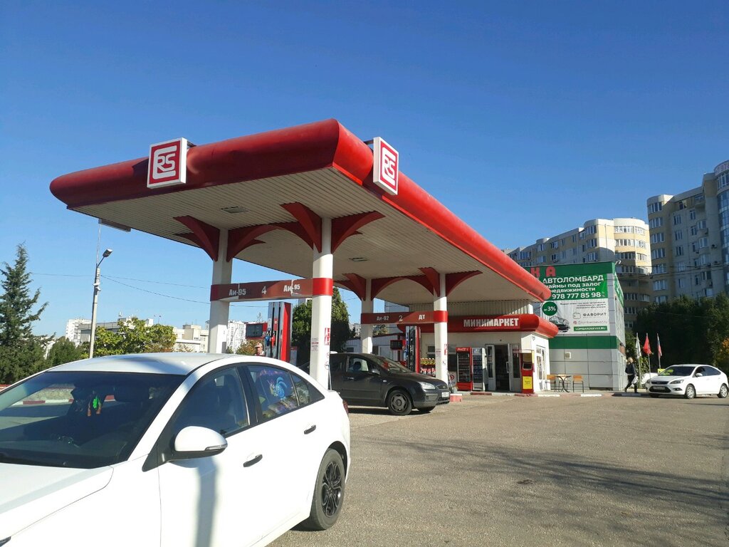 Benzin istasyonu Crs, Sevastopol, foto