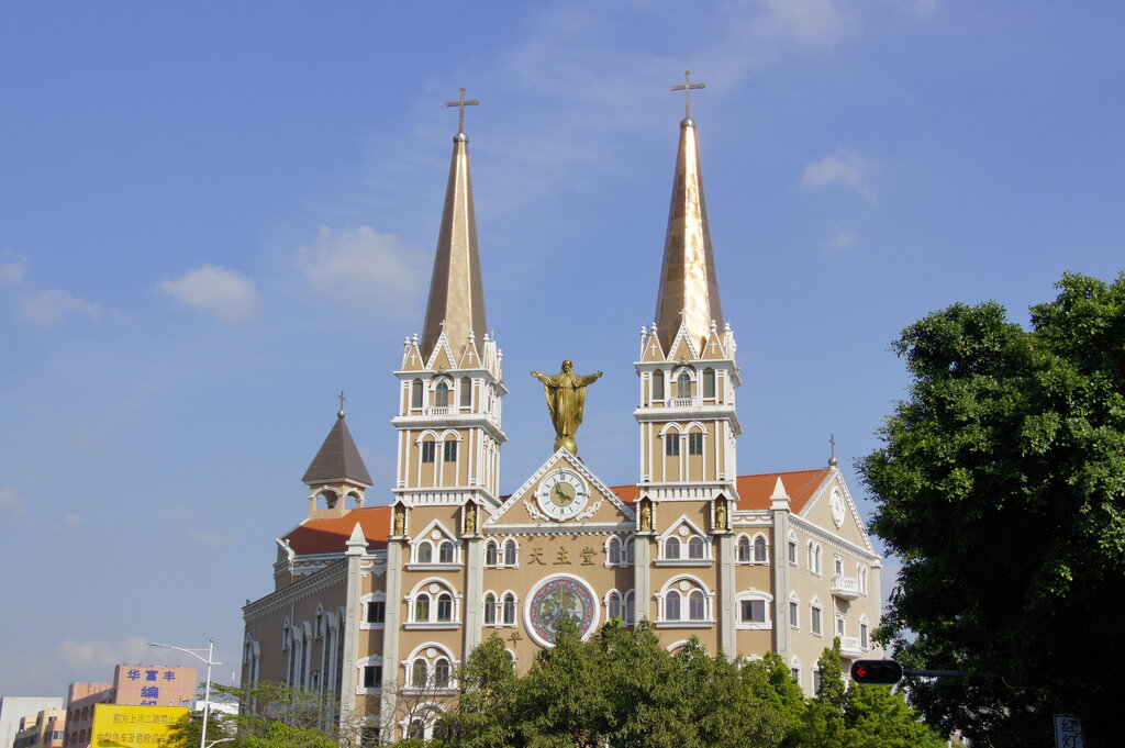 Katolik kiliseleri 天主堂, Shenzhen, foto