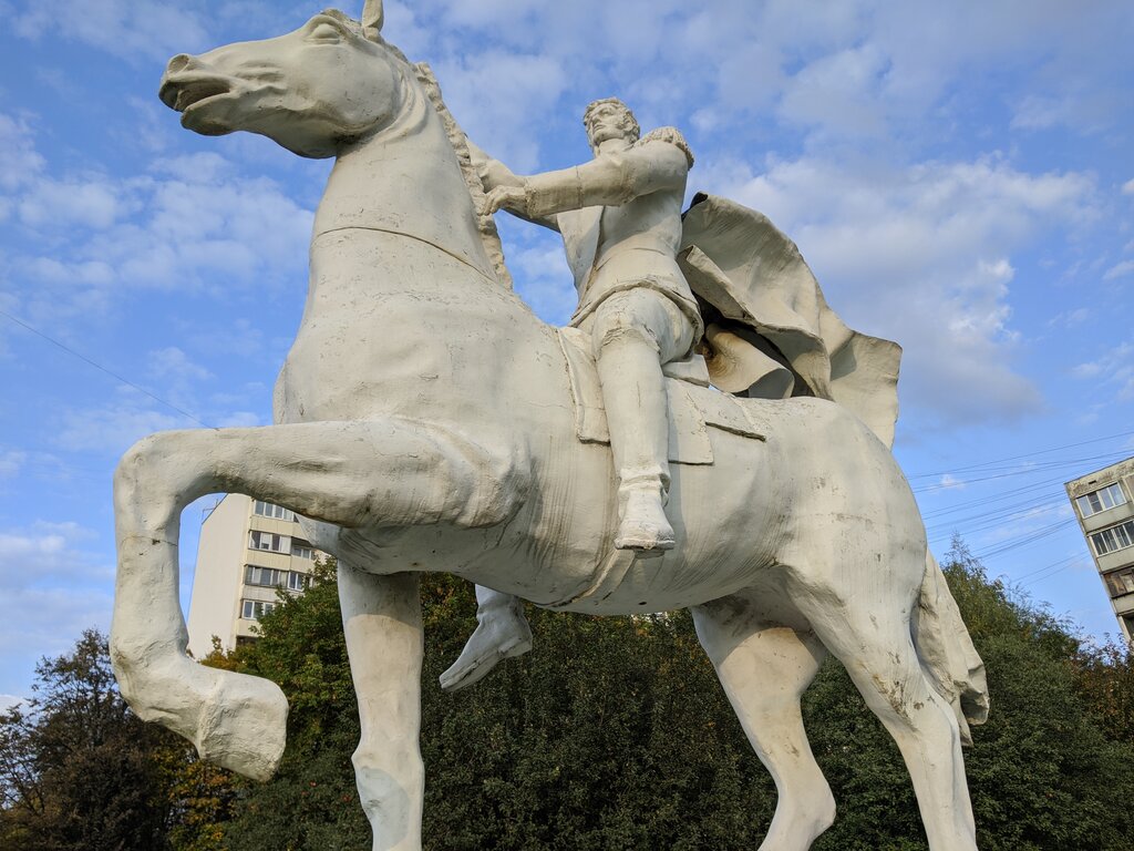 Anıt, heykel А.П. Ермолов, Moskova, foto
