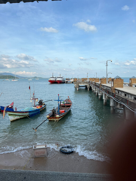 i̇skele Bang Rak Pier, Samui, foto