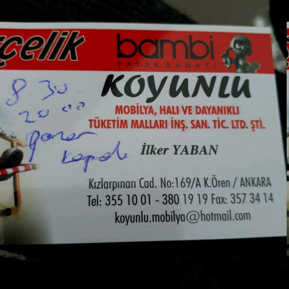 Yatak odası mobilyaları Bambi Yayak, Ankara, foto