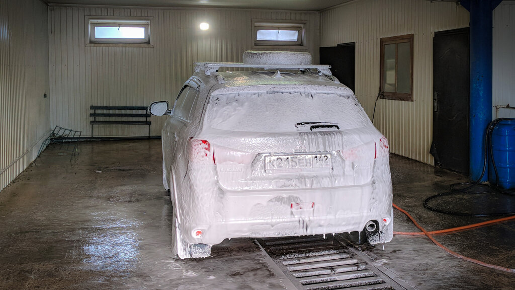 Oto yıkama Автомойка, Altayski krayı, foto