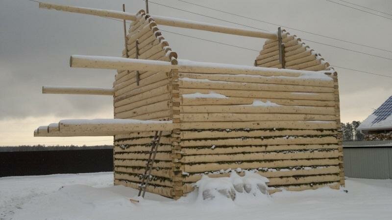 Özel inşaat çalışmaları Srubim dlya vsekh, Sverdlovskaya oblastı, foto