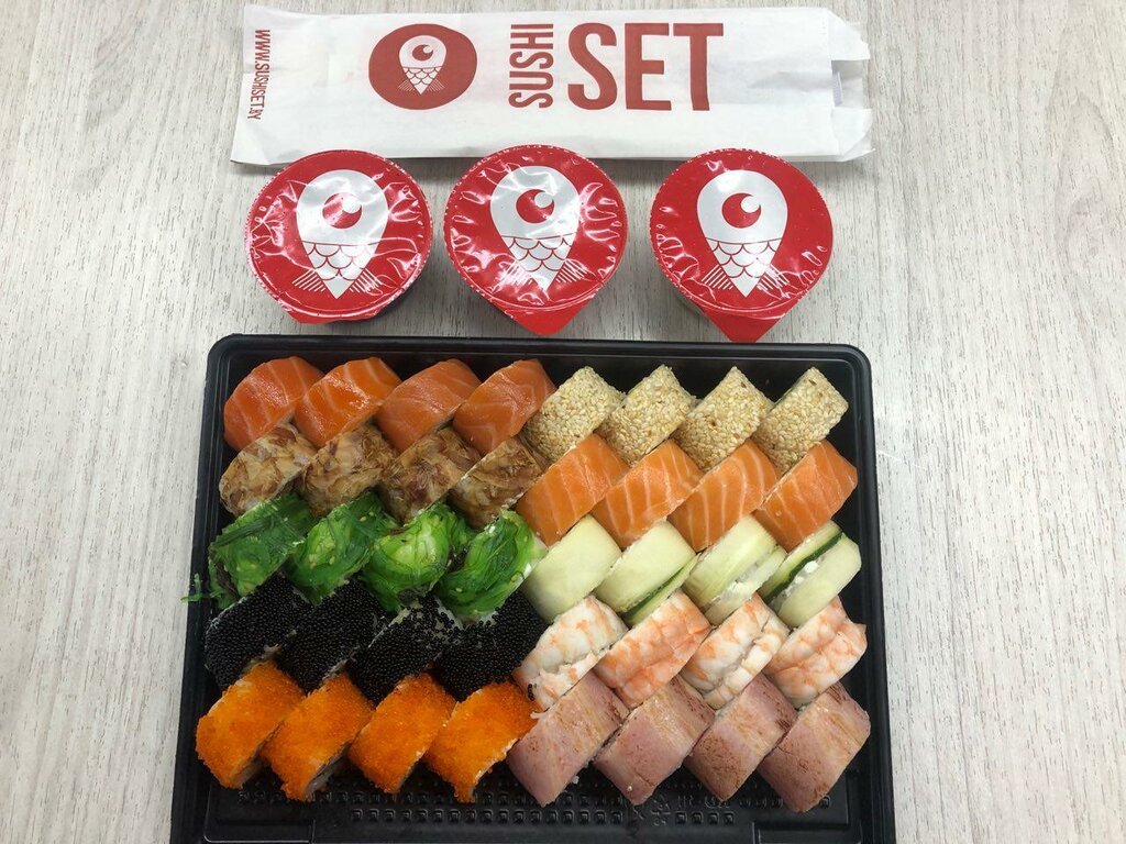 Suşi restoranı Sushi Set, Minsk, foto