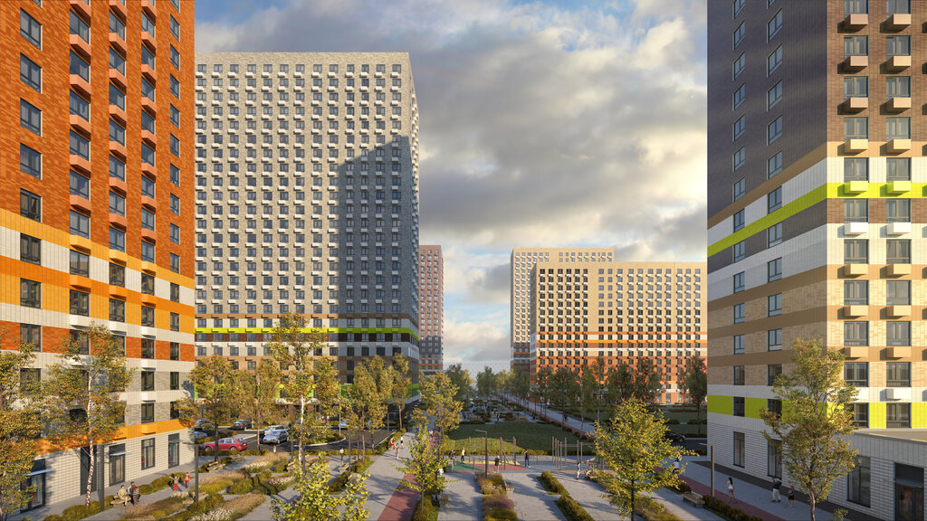 Yeni yerleşim alanlarındaki daireler Люблинский парк, офис продаж, Moskova, foto