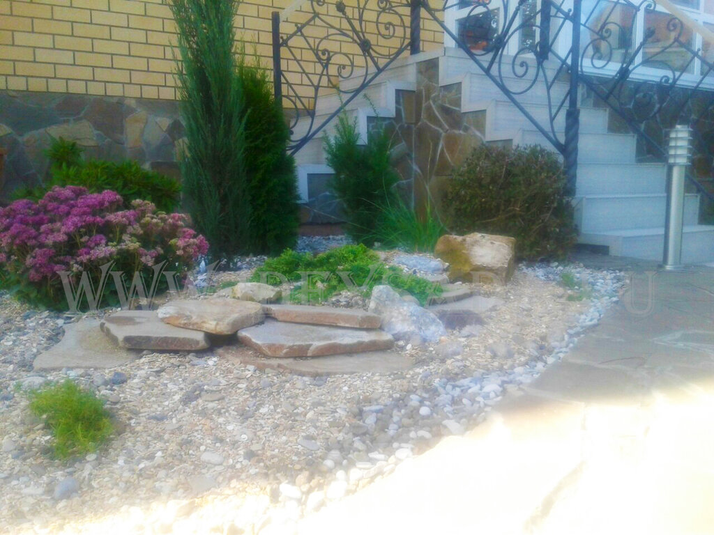 Peyzaj tasarımı Idei Sada, Nijni Novgorod, foto