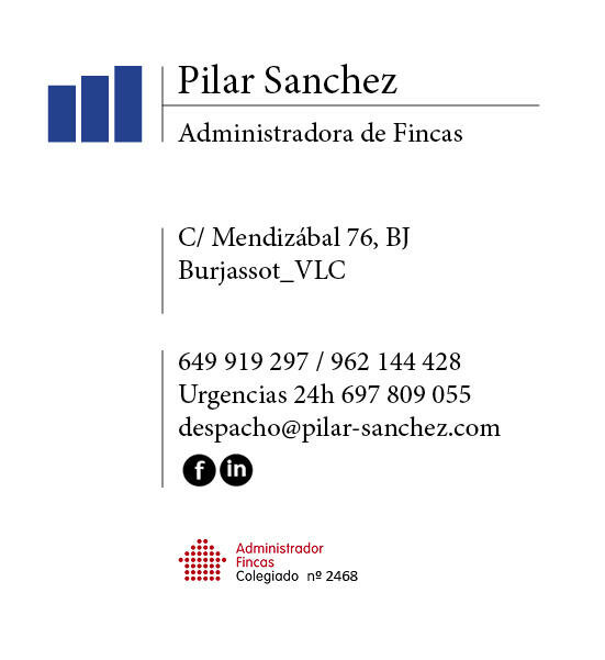 Gayrimenkul yönetimi Administradora de fincas. Pilar Sánchez, Valensiya, foto