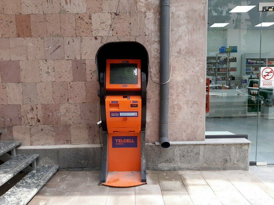 Ödeme terminali Telcell, Erivan, foto