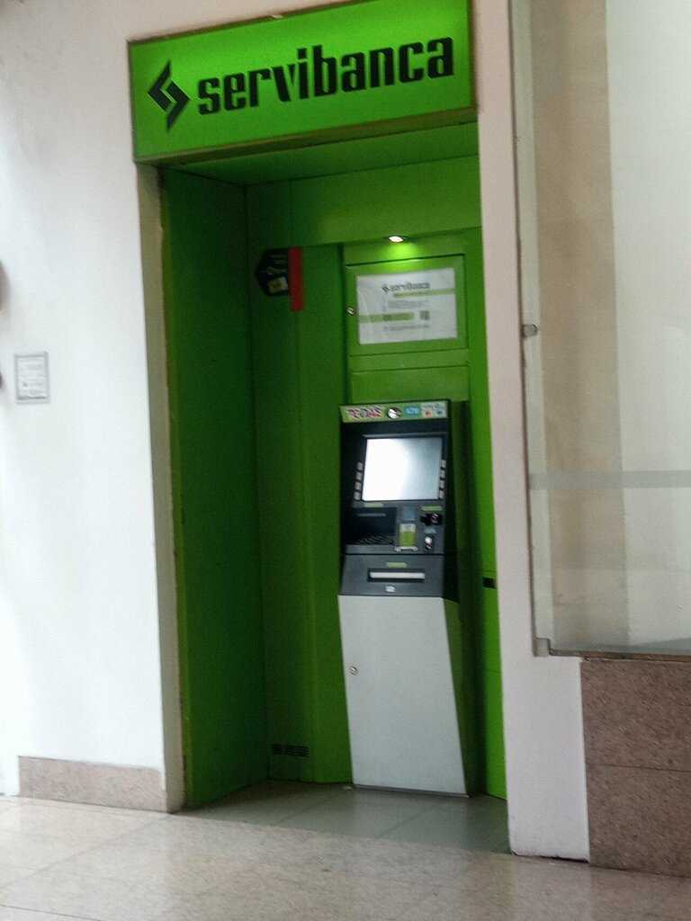 ATM'ler Cajero automático servibanca, Bogota, foto