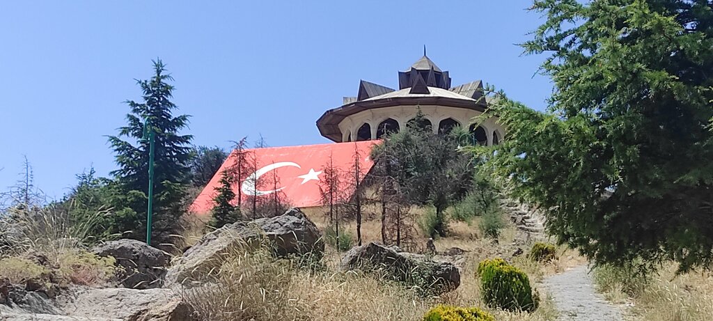 Dekorasyon ve süsleme, onur panosu Türk Bayrağı, Afyonkarahisar, foto