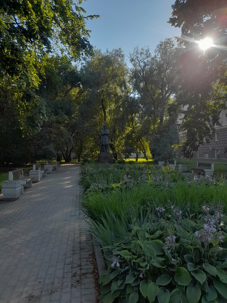 Kültür ve eğlence parkları Aleksandra Pushkina Square, Petrozavodsk, foto