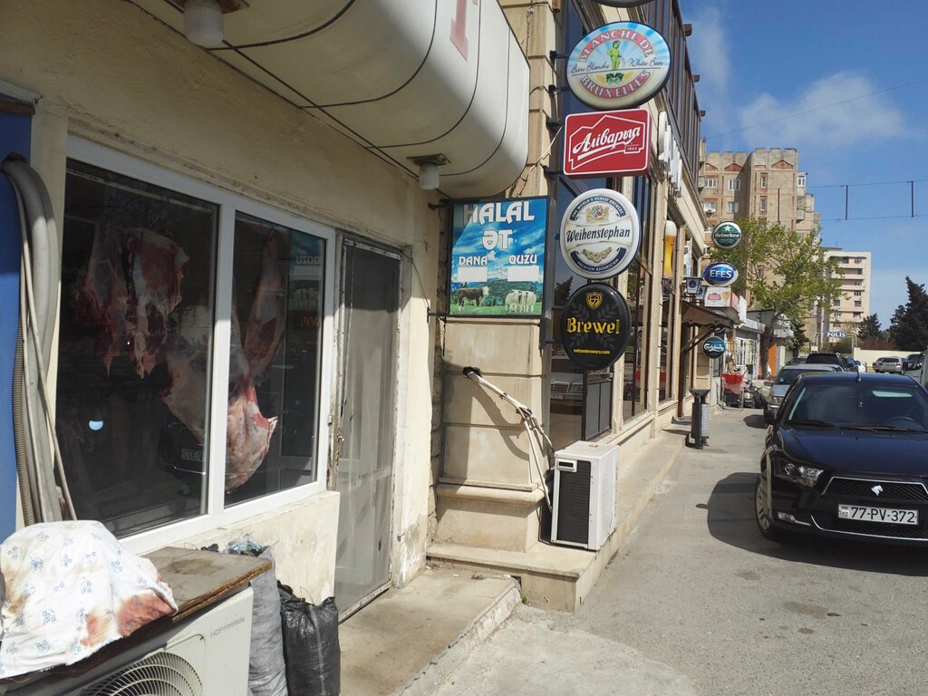 Kasap, şarküteri Butcher, Bakü, foto