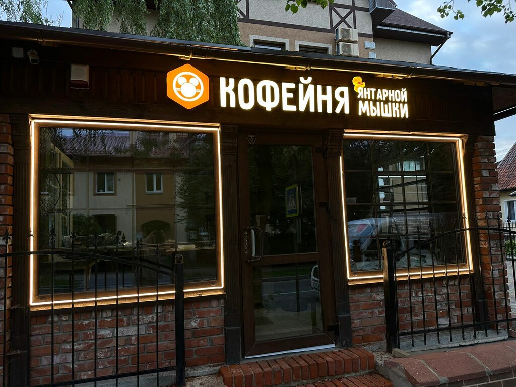 Kahve dükkanları Кофейня Янтарной Мышки, Zelenogradsk, foto